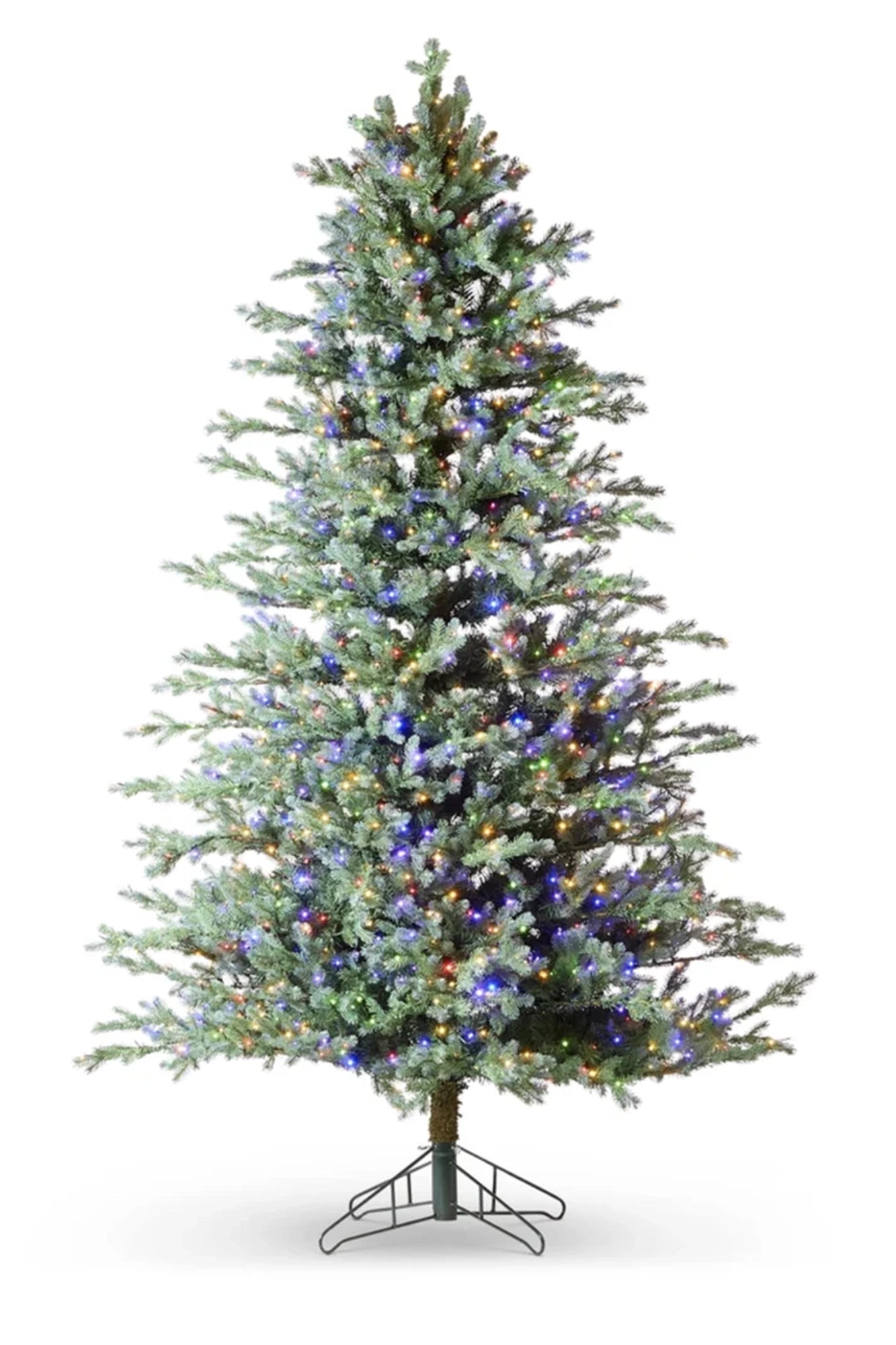 9' Colorado Blue Spruce Tree with Brilliant Color Change LED Lights